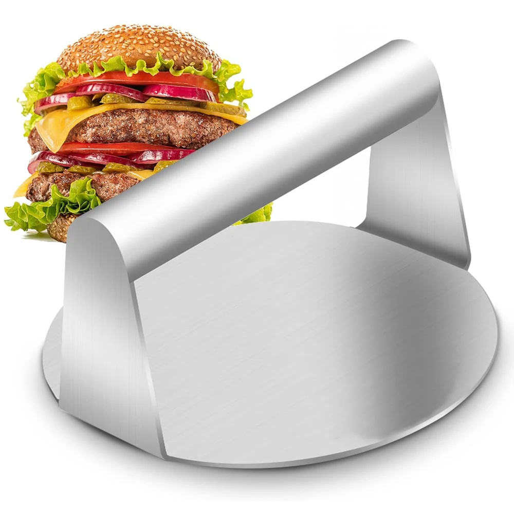 Stainless-Steel-Smash-Burger-Press-Hamburger-Patties-Meat-Masher ...