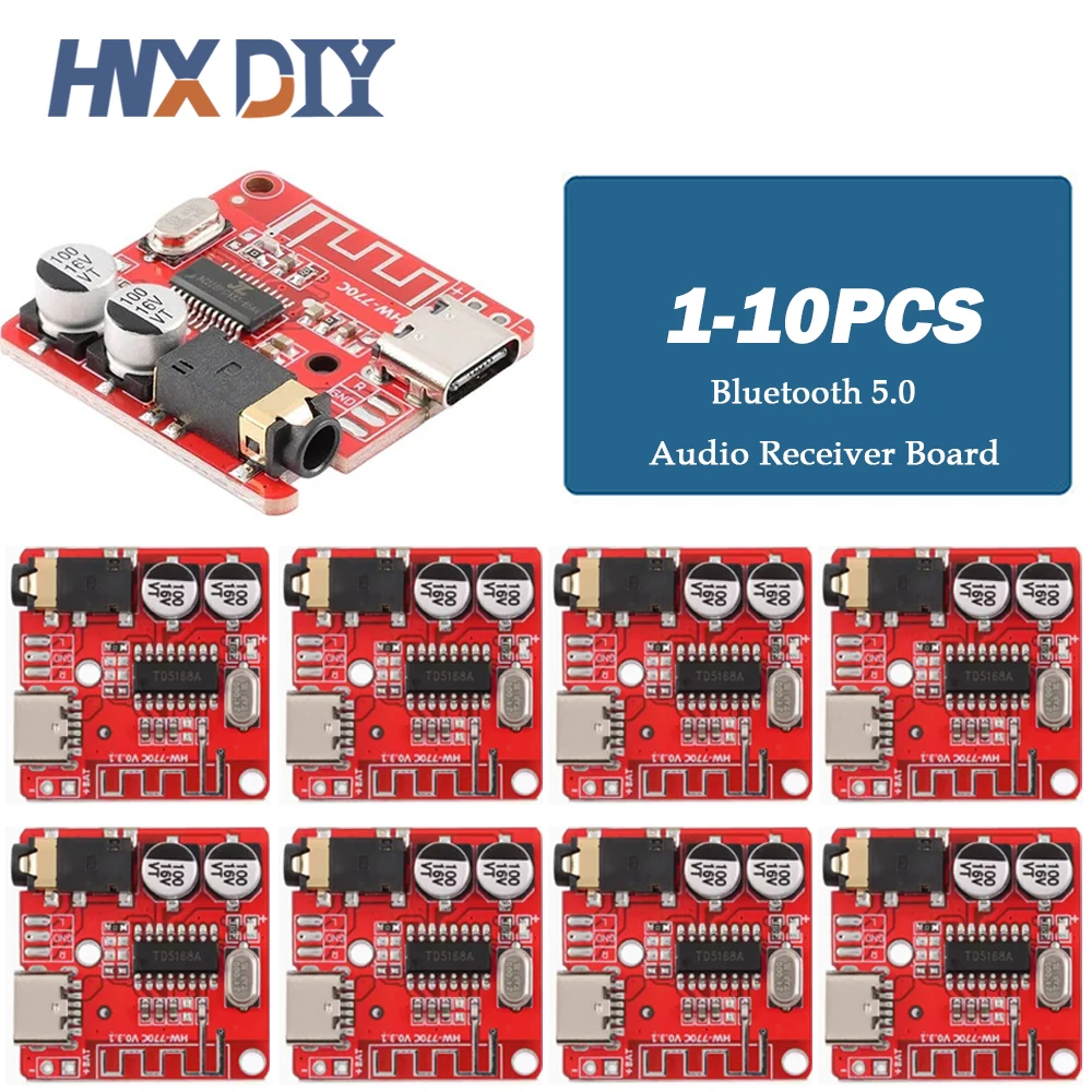 1-10pcs-Bluetooth-Audio-Receiver-Board-Bluetooth-5-0MP3-Lossless ...
