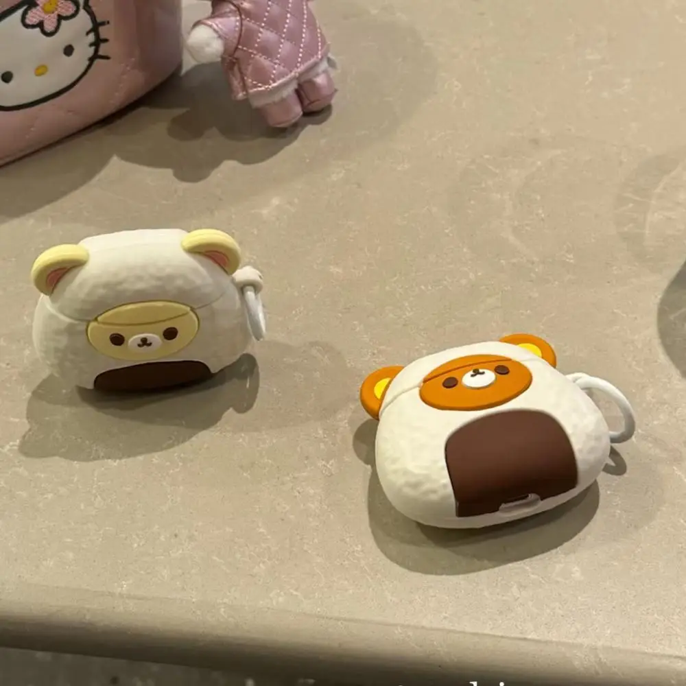 Rilakkuma-triangle-Rice-and-vegetable-roll-airpods-Bluetooth-earphone ...