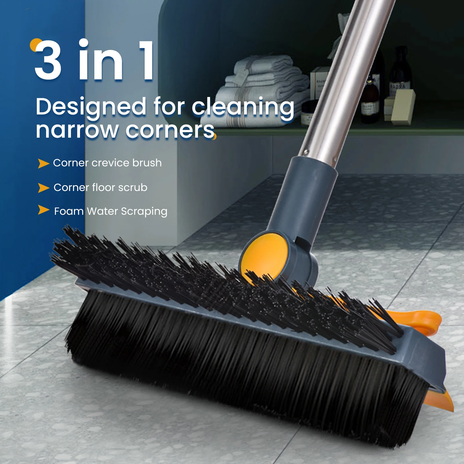 3-in-1-Floor-Scrub-Brush-180-Degree-Rotation-with-Adjustable-V-Shaped ...