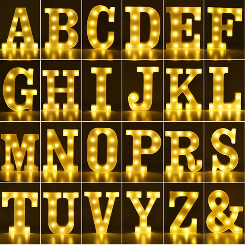 Luz-LED-personalizada-con-letras-del-alfabeto-luz-luminosa-con-n-meros ...