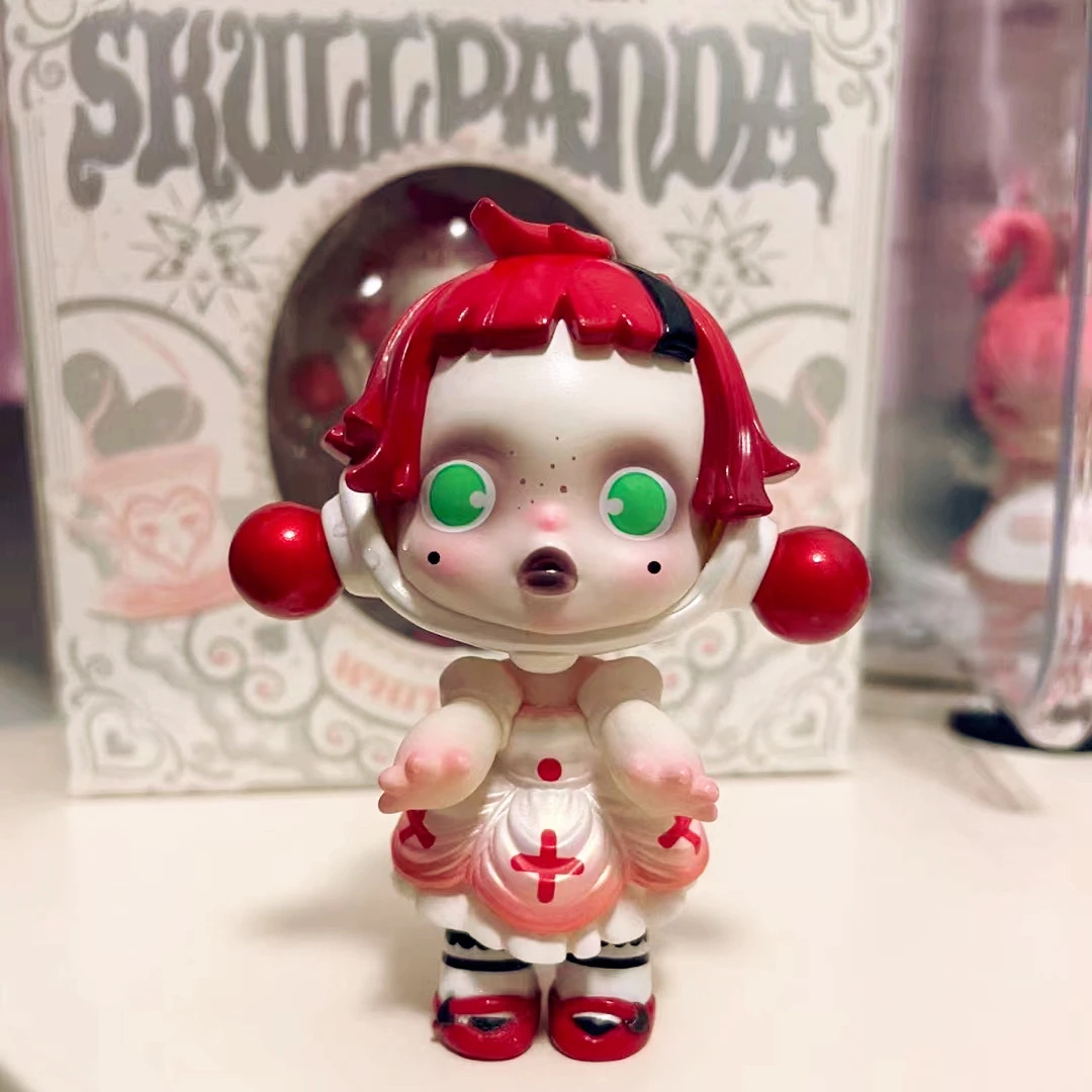 POPMART SP SKULLPANDA Baroque สีขาวแม่บ้าน Surprise กล่องยินดีต้อนรับ ...