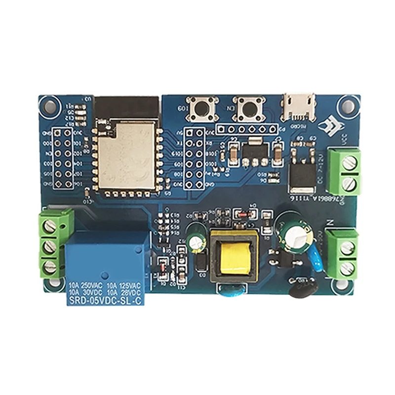 Ac/Dc Tápegység Wifi Bluetooth Ble Egyetlen Relé Modul Esp32-C3 Relay ...