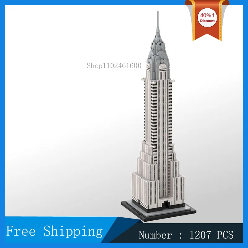 Chrysler-Building-1-800-Scale-MOC-City-Architecture-Model-Building ...