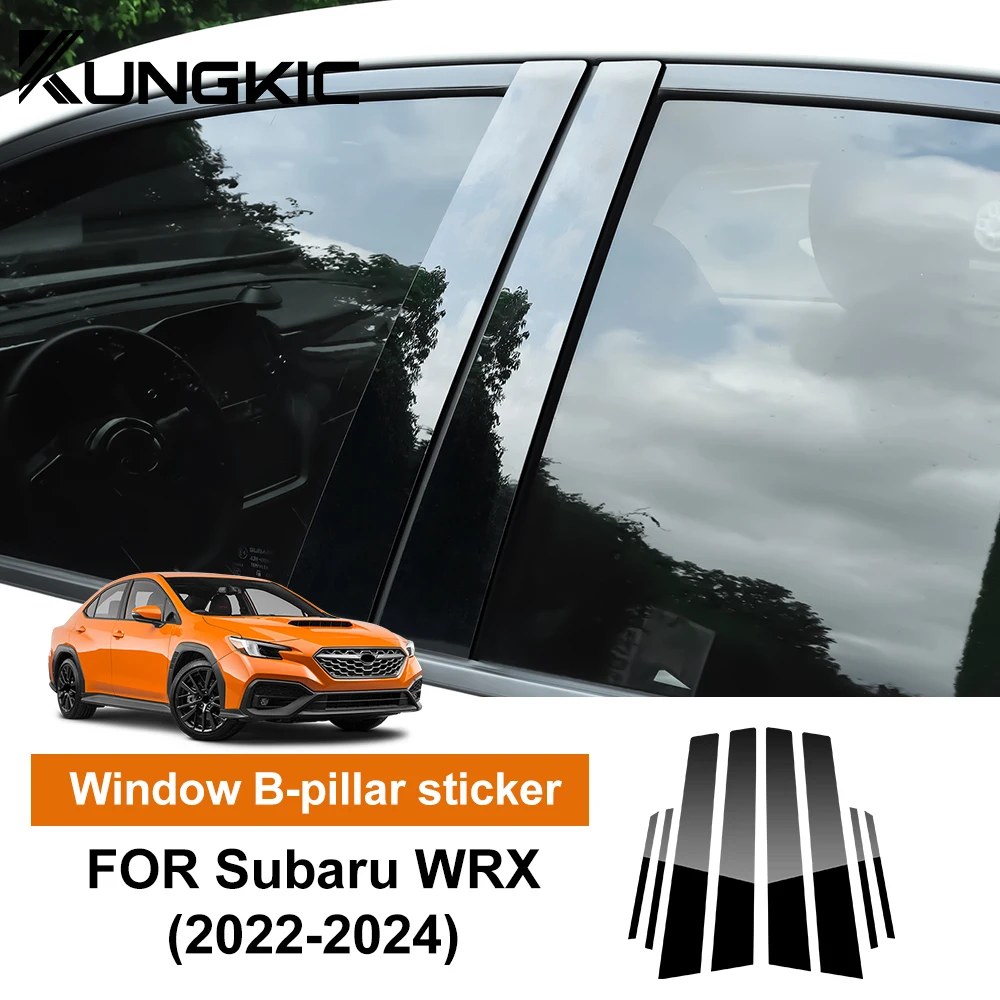 B Pillars Sticker For Subaru WRX 2022 2023 2024 Strip Protect ...