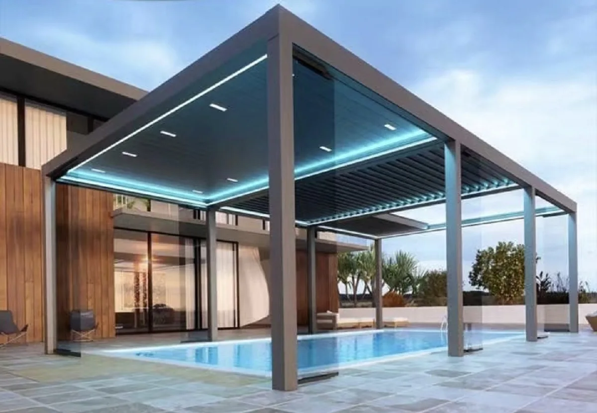 Customized-automatic-retractable-louver-aluminum-alloy-electric-pergola ...