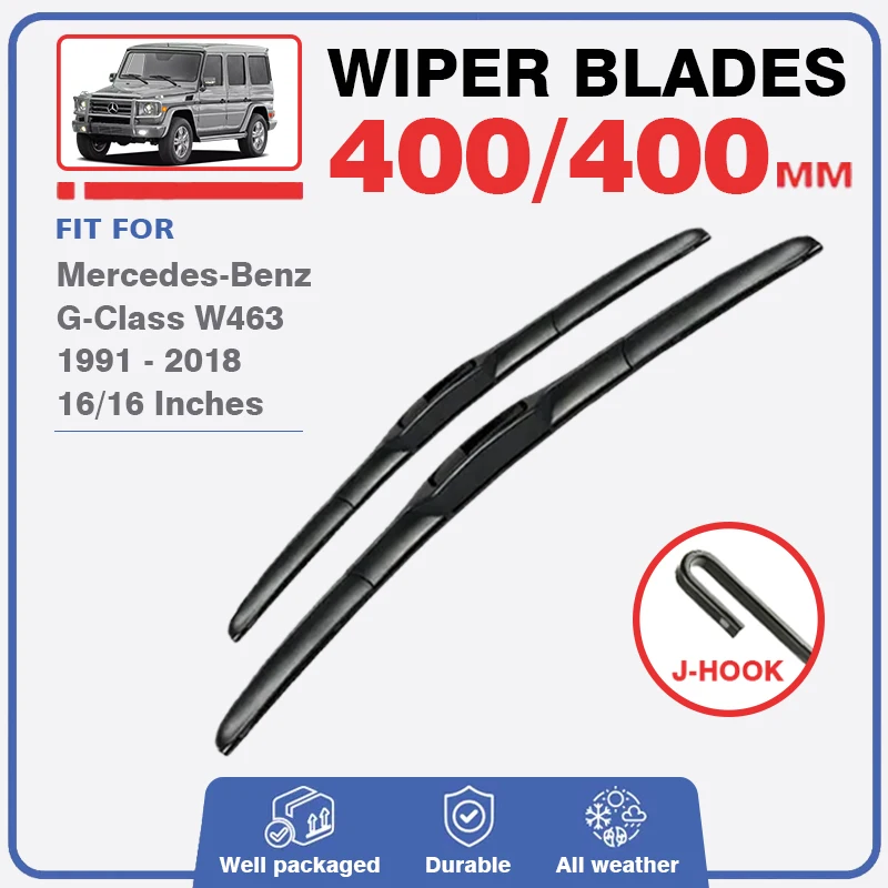 Front Wiper Blades For Mercedes Benz G Class W463 1991 - 2018 ...