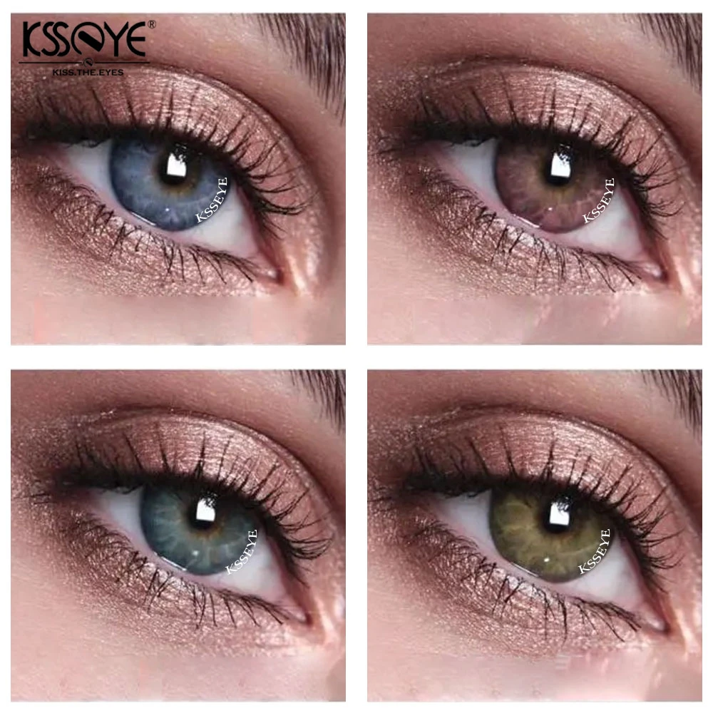 KSSEYE Natural Contact Colored Lenses For Eyes Beauty Color Lens Eyes 1 ...