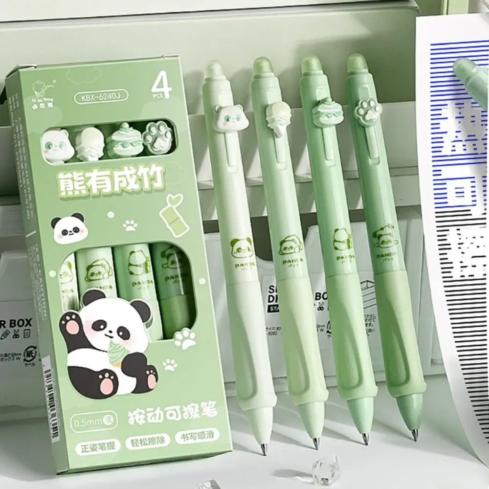 4-Pack-Panda-Erasable-Gel-Pens-0-5mm-Blue-Black-Soft-Grip-Signature ...