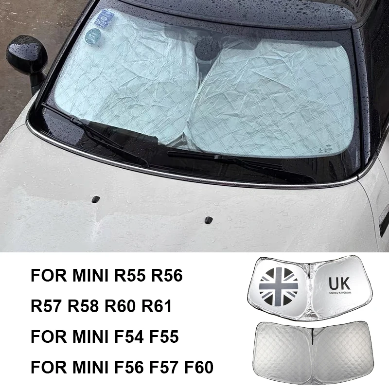 Car Window Sunshade Cover Sun Shade Folding For MINI Cooper R55 R56 R57 ...