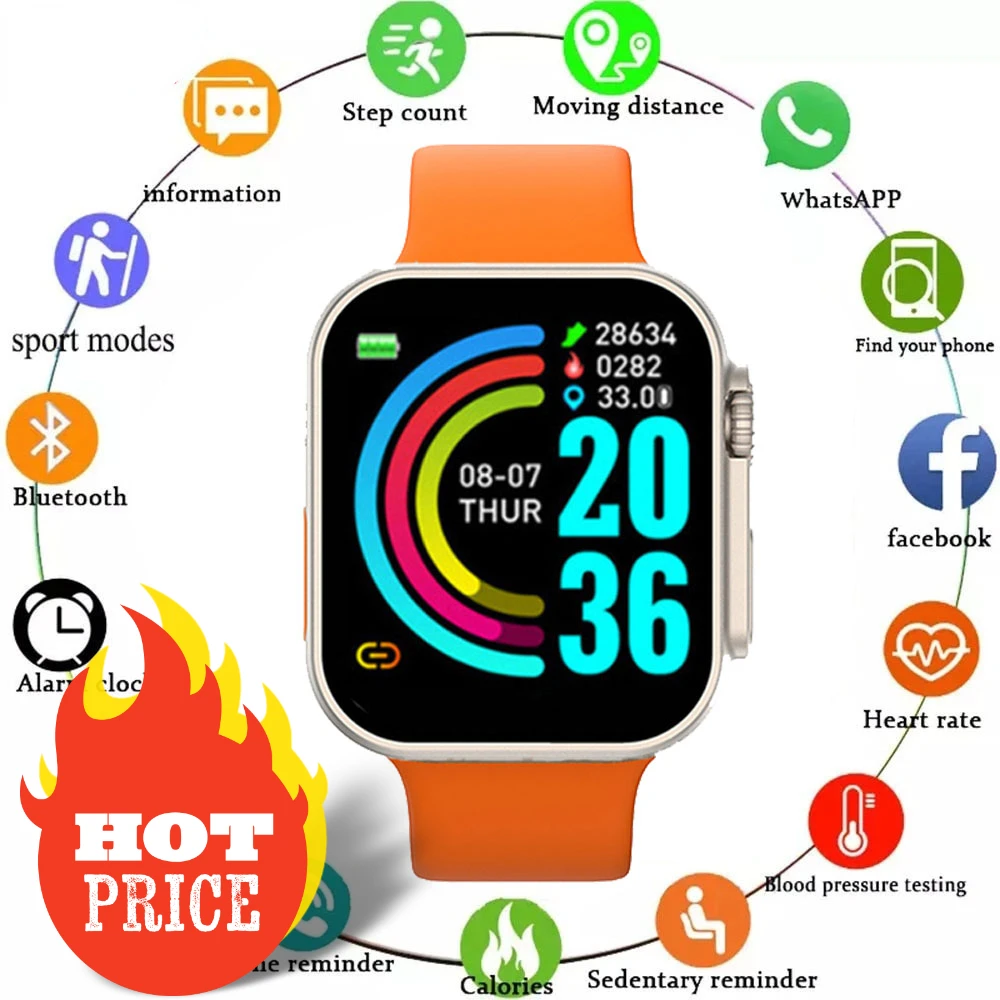 D20-Ultra-Smart-Watch-Men-Women-Wristwatche-Smartwatch-Electronic-Clock ...