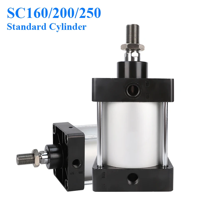 SC160/200mm Big Bore Standard Air Cylinders Pneumatic Piston Cylinder ...
