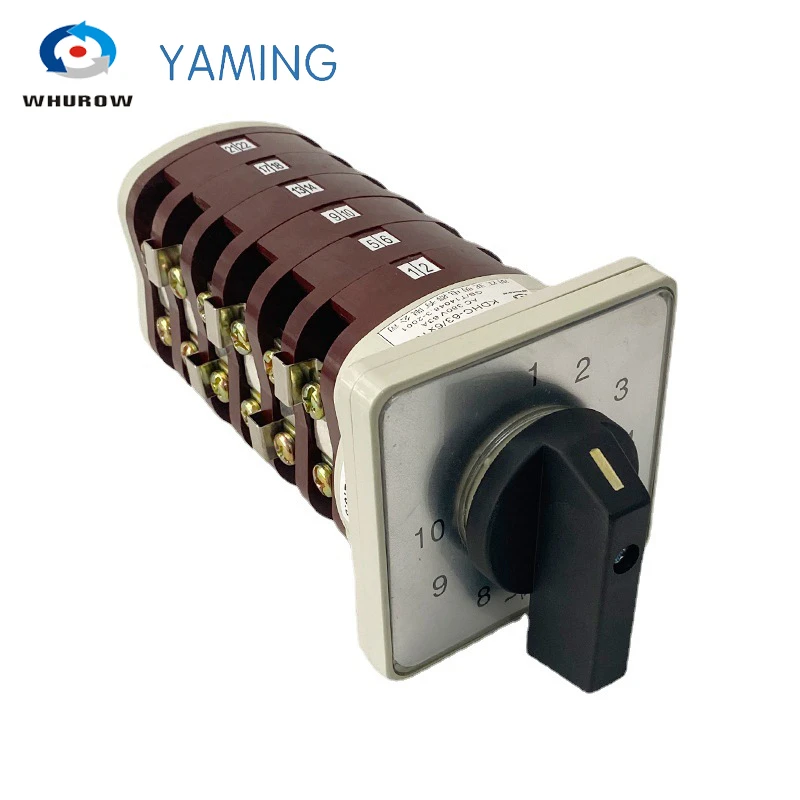 10 Position Rotary Switch 6 Pole Switch Cam Switch Changeover Switch ...