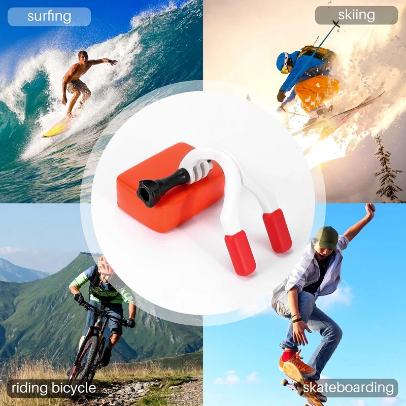 AA91 For Go pro Accessories Mouth Mount Set Surf Braces Connector ...