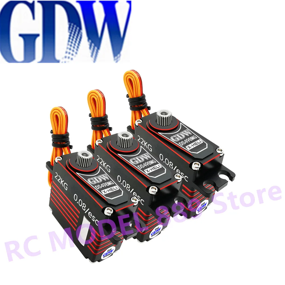 GDW DS498MG medium sized all metal digital high pressure high torque ...
