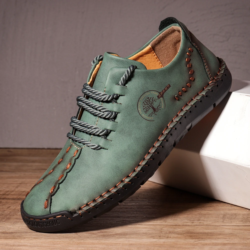 New-Handmade-Leather-Casual-Men-Shoes-Design-Sneakers-Man-Comfortable ...