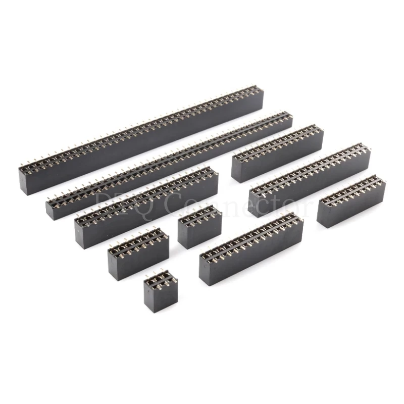 10pcs-SMT-2-54mm-Double-Row-Female-Breakaway-PCB-Board-Pin-Header ...