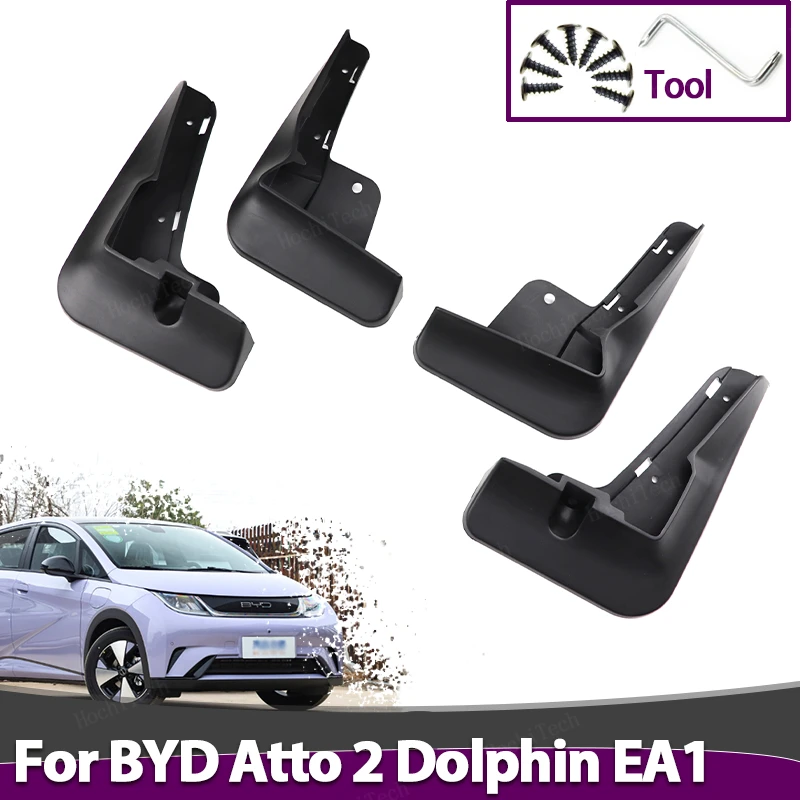Mud-Flaps-No-Drill-Mudguards-Winter-Splash-Guards-Front-Rear-Fender ...