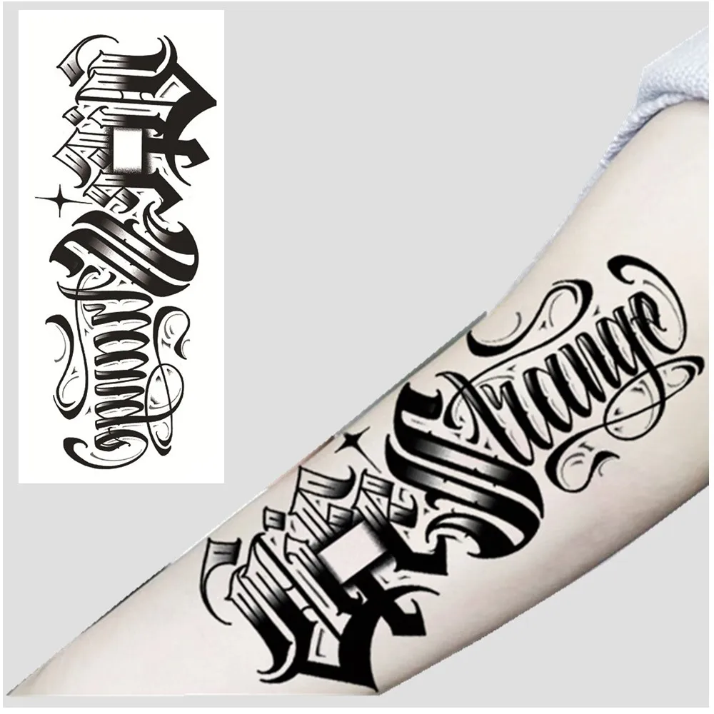 Mooie Cursieve Letters Voor Tatoeages
