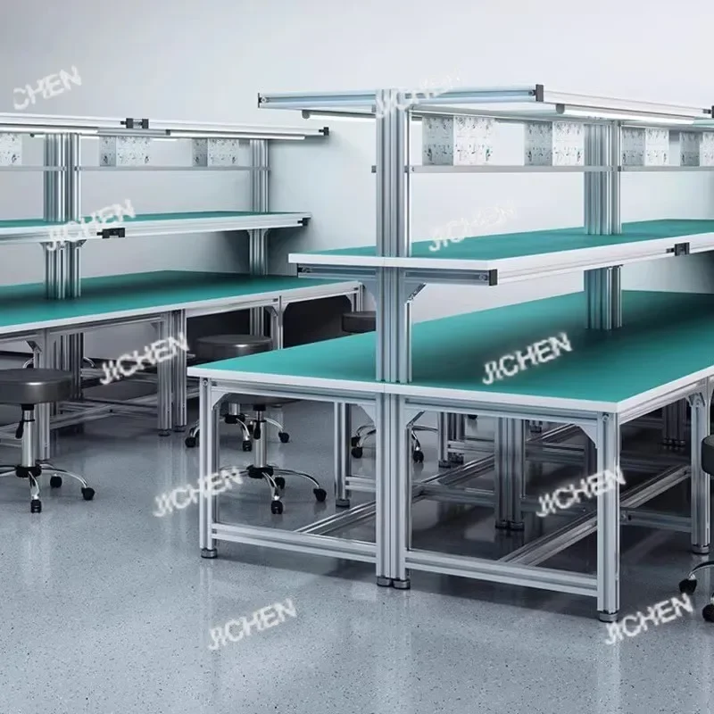 HUNAN Workbench Assembly Line Operation Bench Aluminum Profile ...