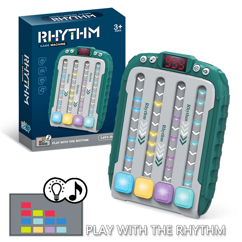 Musical-Rhythm-Electronic-Board-Game-Kids-Toys-Lighting-Music-Quick ...