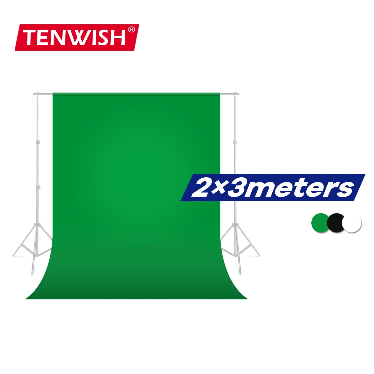 TENWISH-2x3-Meters-Chroma-Key-Backdrop-Green-Screen-for-Photo-Studio ...