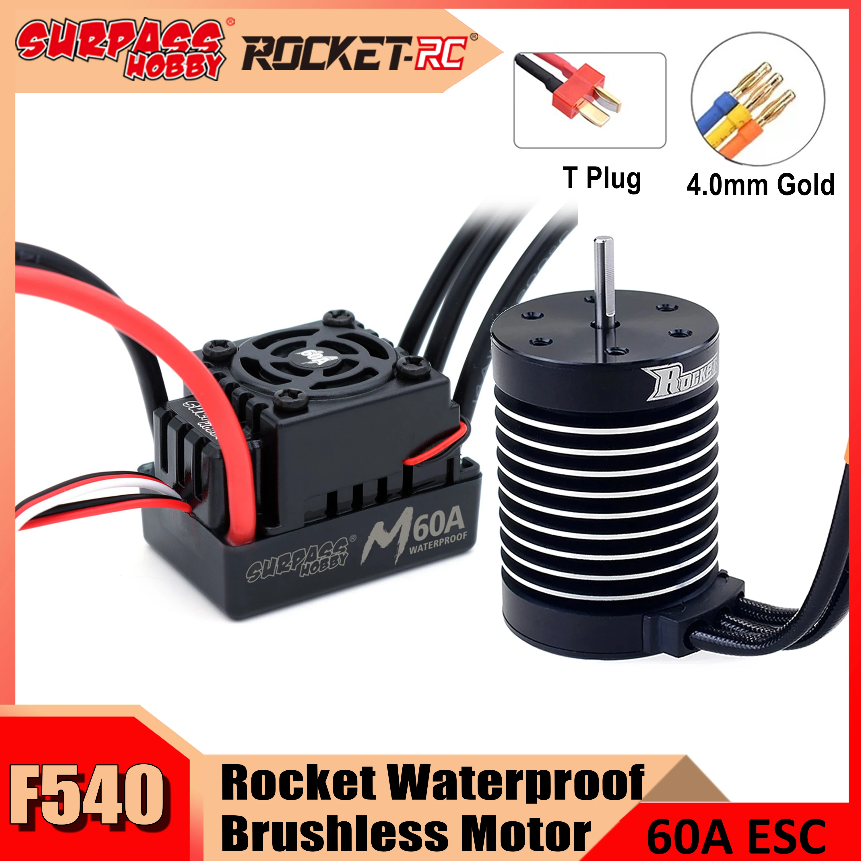Surpass-Hobby-Rocket-F540-Waterproof-Brushless-Motor-w-M-60A-ESC-Combo ...