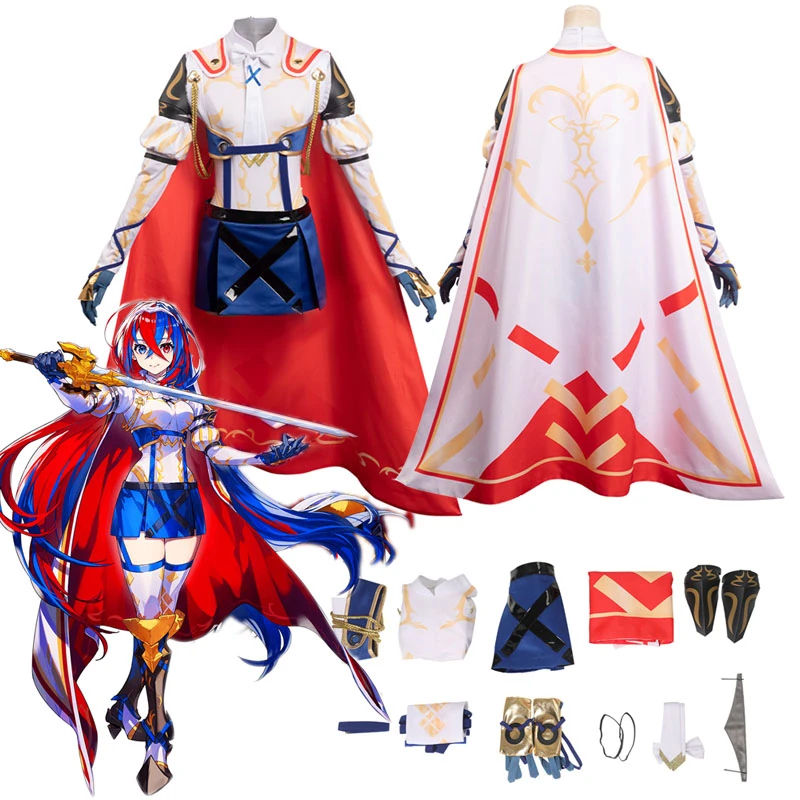 Fire Emblem Engage - Alear Cosplay Costume Cloak Gloves Outfits ...