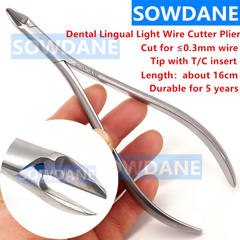 Long-Handle-Dental-Lingual-Ligature-Pin-Cutting-Light-Wire-Cutter-Plier ...