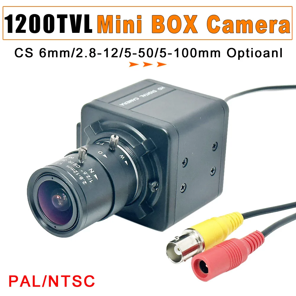 1200TVL 5-100mm Varifocal Manual Zoom Lens CVBS Analog Security Camera ...