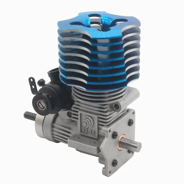 HSP 02060 VX 18 Engine 2.74cc Pull Starter Purple RC 1/10 Nitro Car On ...