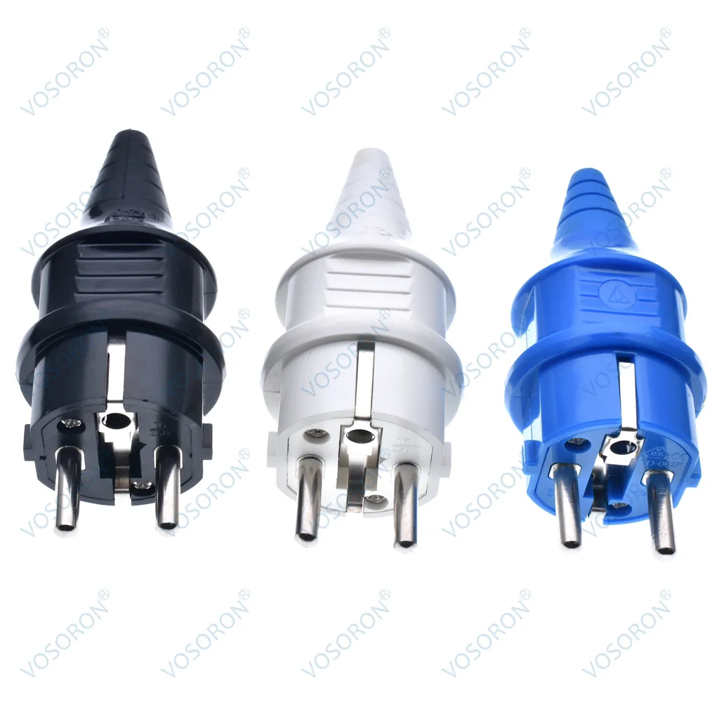 Germany-France-Grounding-Industry-Waterproof-EU-Wiring-Power-Plug-16A ...