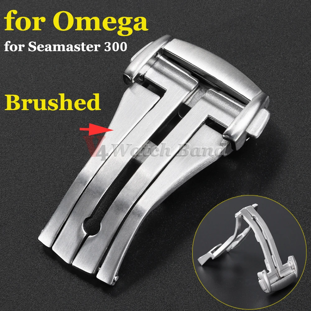 20mm-Metal-Watch-Buckle-for-Omega-Watch-Band-Deployment-Button-Men ...
