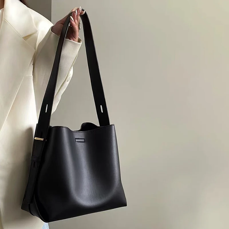 New Shoulder Bags for Women's High Quality PU Bucket Bags Tote Bag ...