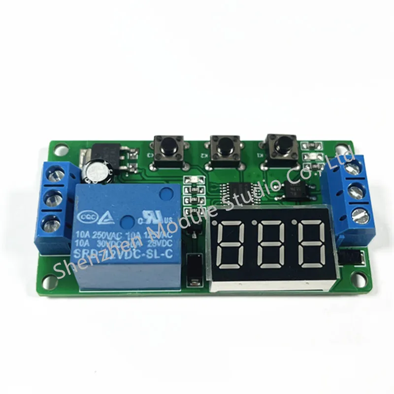 YYC-2-DC-5V-12V-24V-Single-Channel-Timer-Control-Switch-Relay-Module ...