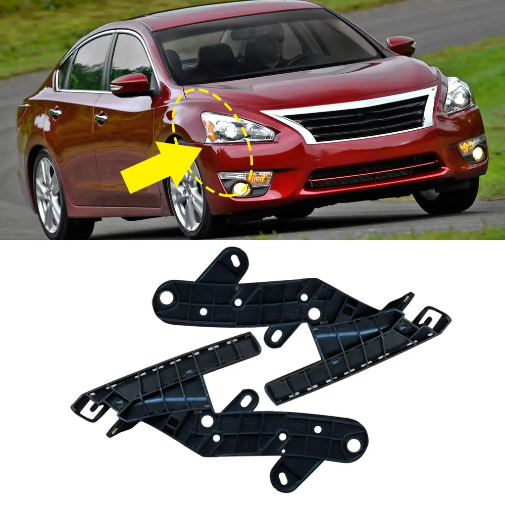 2Pcs-Bumper-Bracket-For-2013-2015-Nissan-Altima-Set-of-2-Front-Left ...