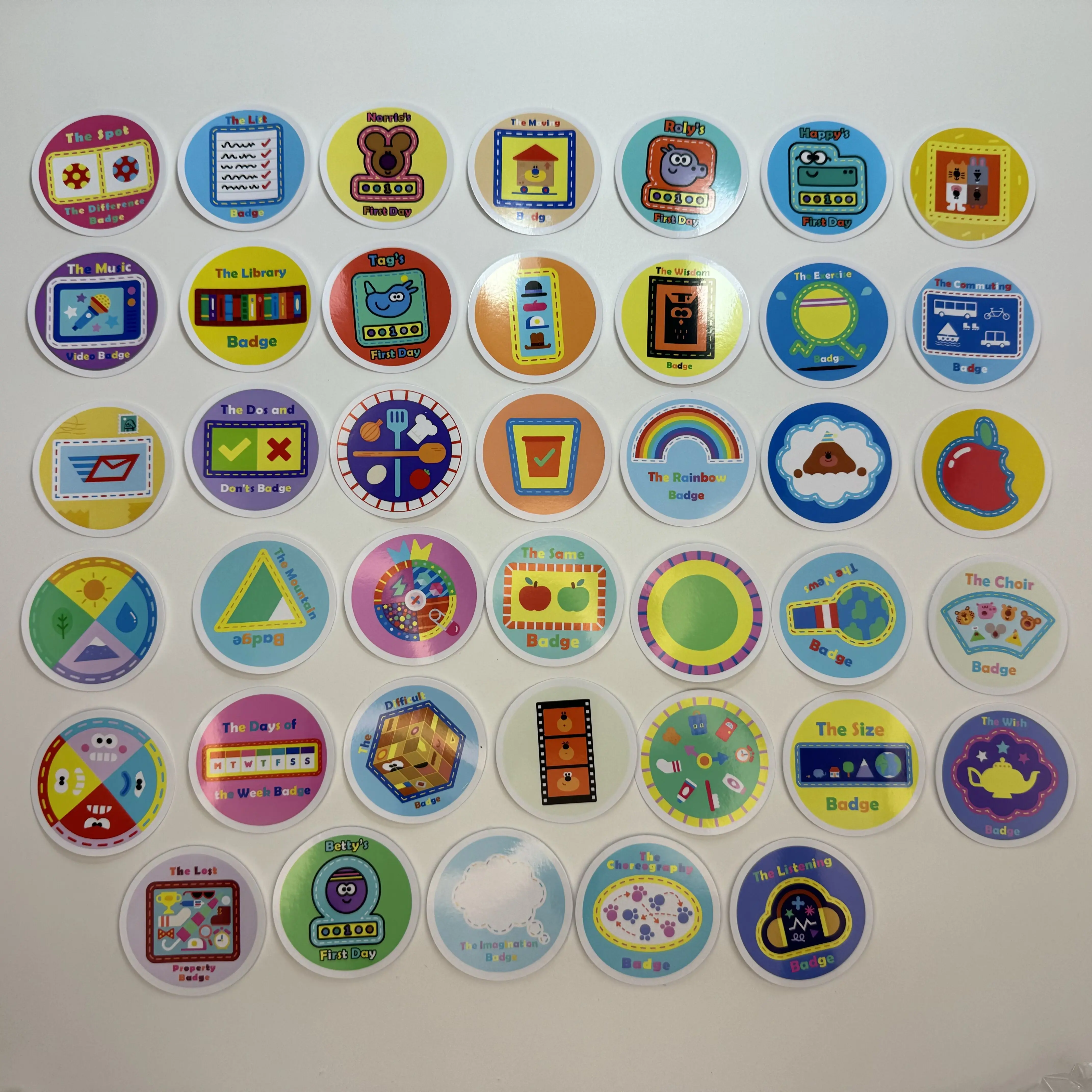 Kawaii-Preschool-Education-Animation-Hey-Duggee-badge-Stickers-Emblem ...