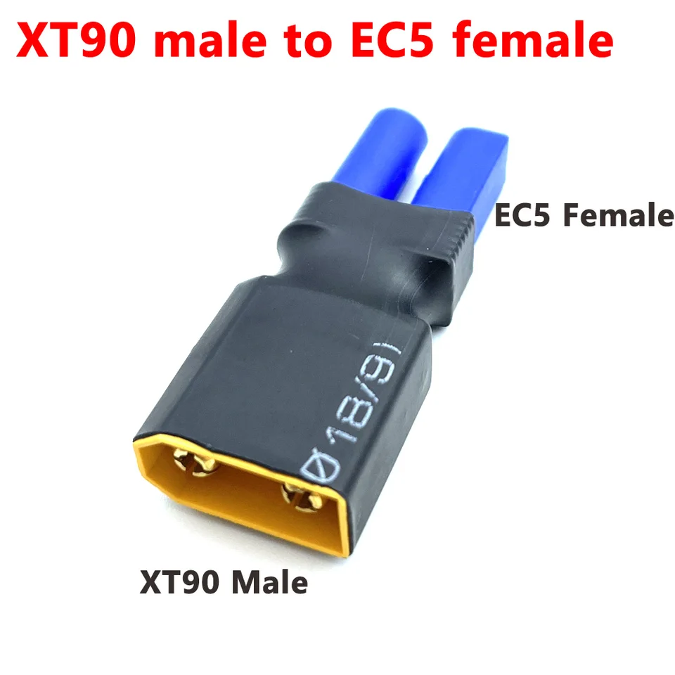 Xt90 Male To Ec5 Female Adapter Ladekabel P3+ · XT90 > EC5 Stecker