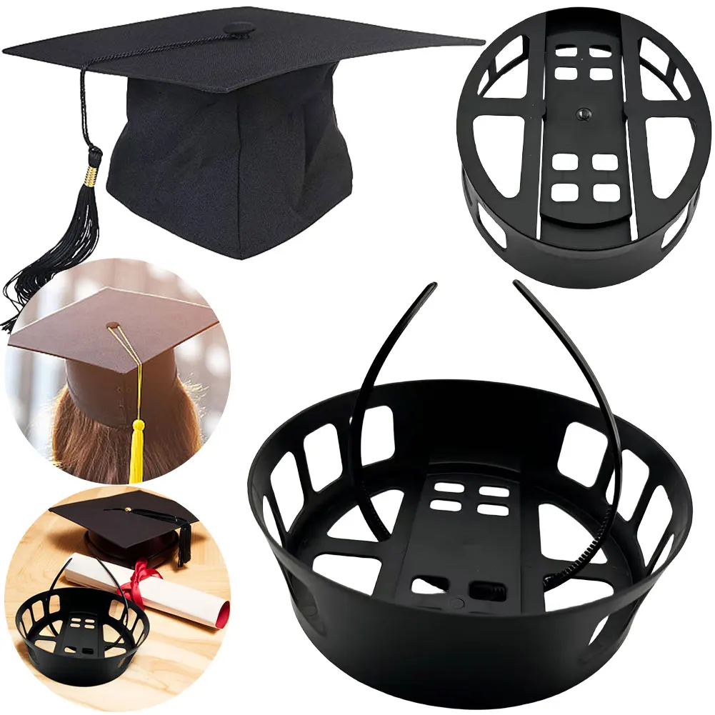 Invisible-Graduation-Cap-Insert-Headband-De-Pl-stico-Grad-Estabilizador ...