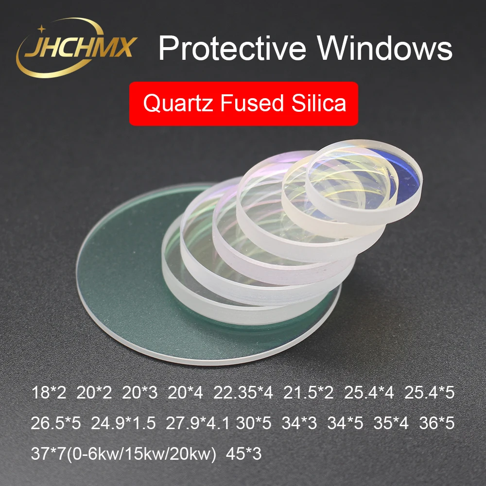 JHCHMX-Laser-Protective-Windows-Lens-Fused-Silica-Lens-18-2-20-2-3-4-22 ...