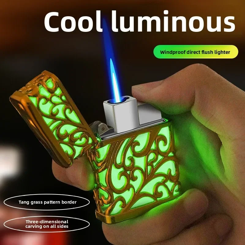 Creative Personalized Glow-in-the-dark Arabesque Turbine Torch Butane ...