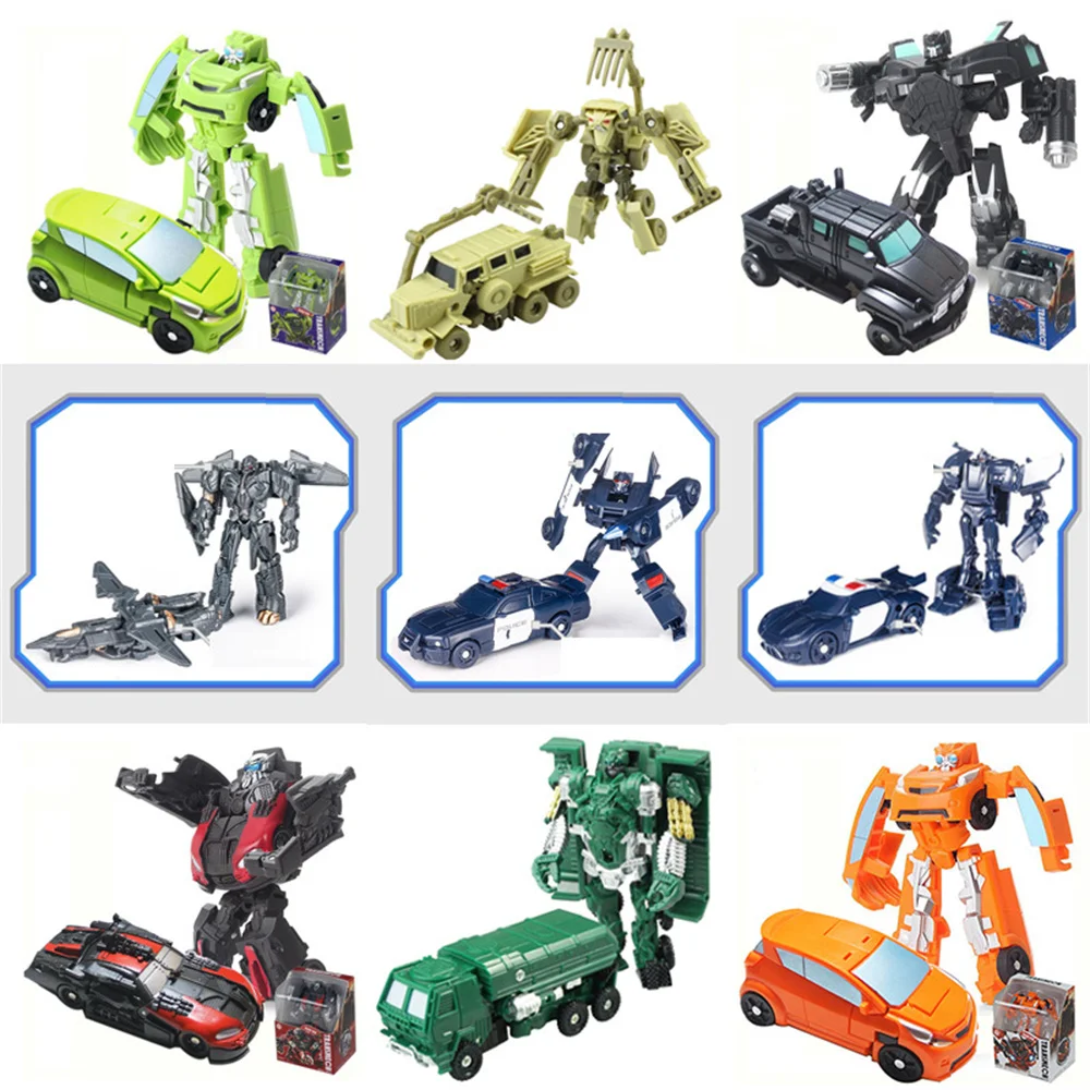 Transformation-Mini-2-In-1-Car-Robot-Toy-Anime-Action-Collision ...