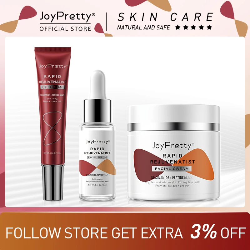 Joypretty New Rejuvenate Skin Care Set Whitening Cream Wrinkle Serum ...