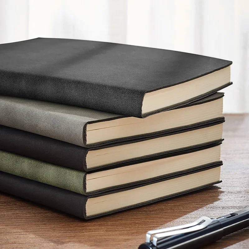 A5-Simple-Artistic-Thickened-Soft-Leather-Notebook-For-Students-High ...