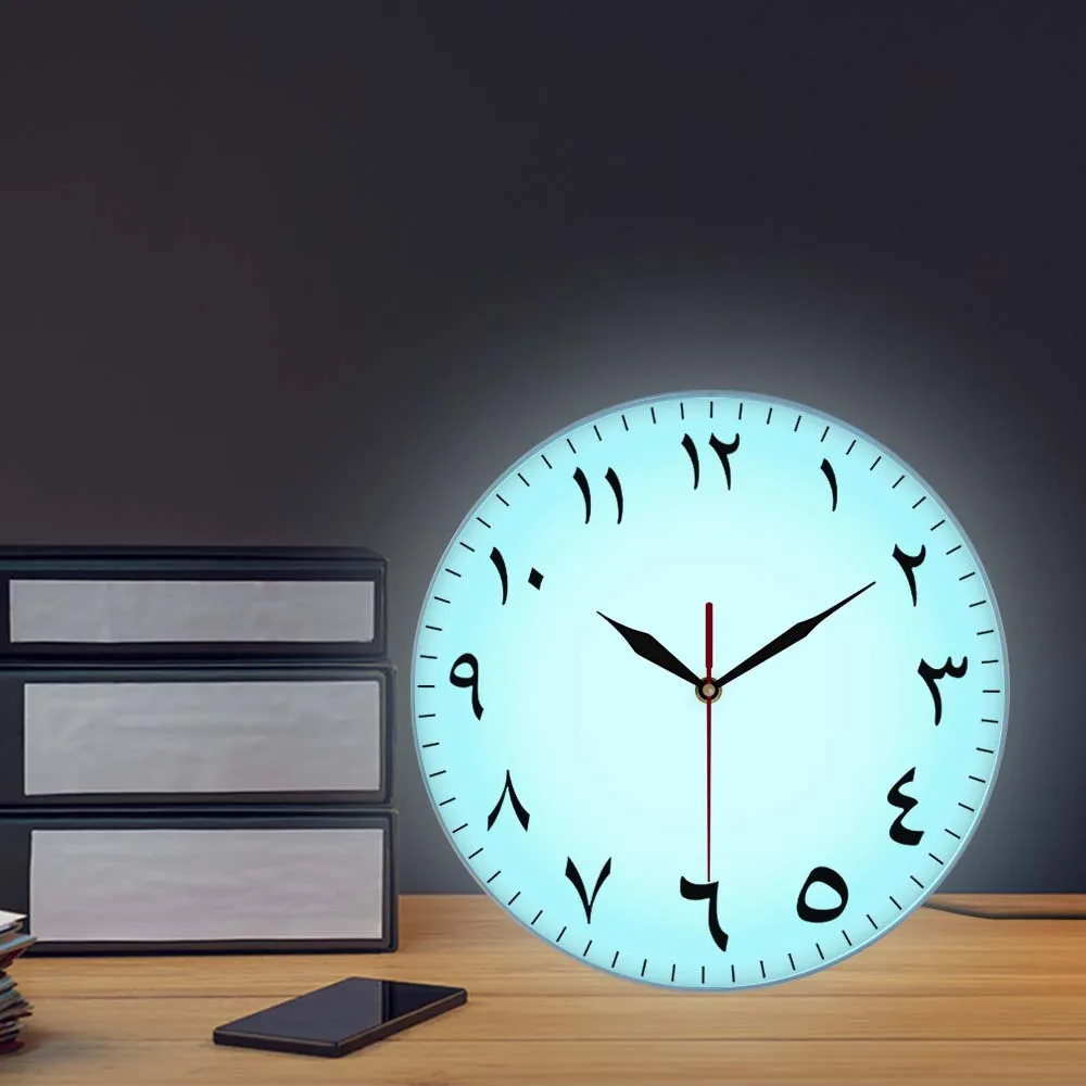 Modern Wall Clock With Numbers