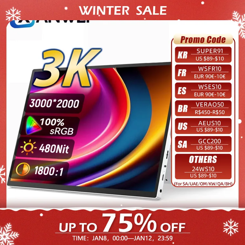 XIANWEI-cran-d-affichage-externe-IPS-portable-moniteur-pour-ordinateur-portable-Macbook-t-l ...