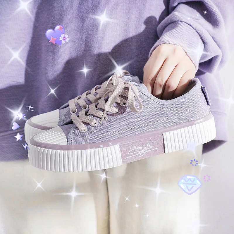 Biscuit-Shoes-Korean-Version-Canvas-Shoes-Instagram-Shoes-Spring-and ...