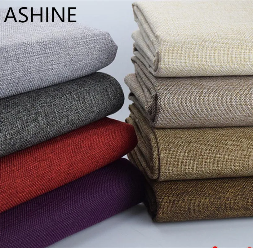1200D Thick Strong Linen Style Polyester Cotton Fabric Cloth Craft ...