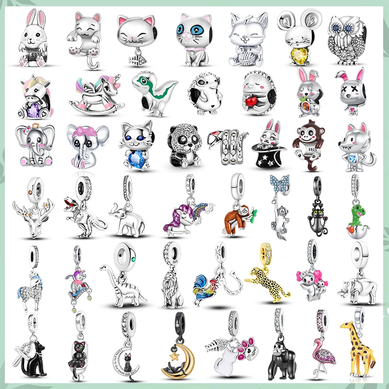 Charm Rabbit Plata 925 | Unicorn Charm | Rabbit Beads - New Charms 925 ...