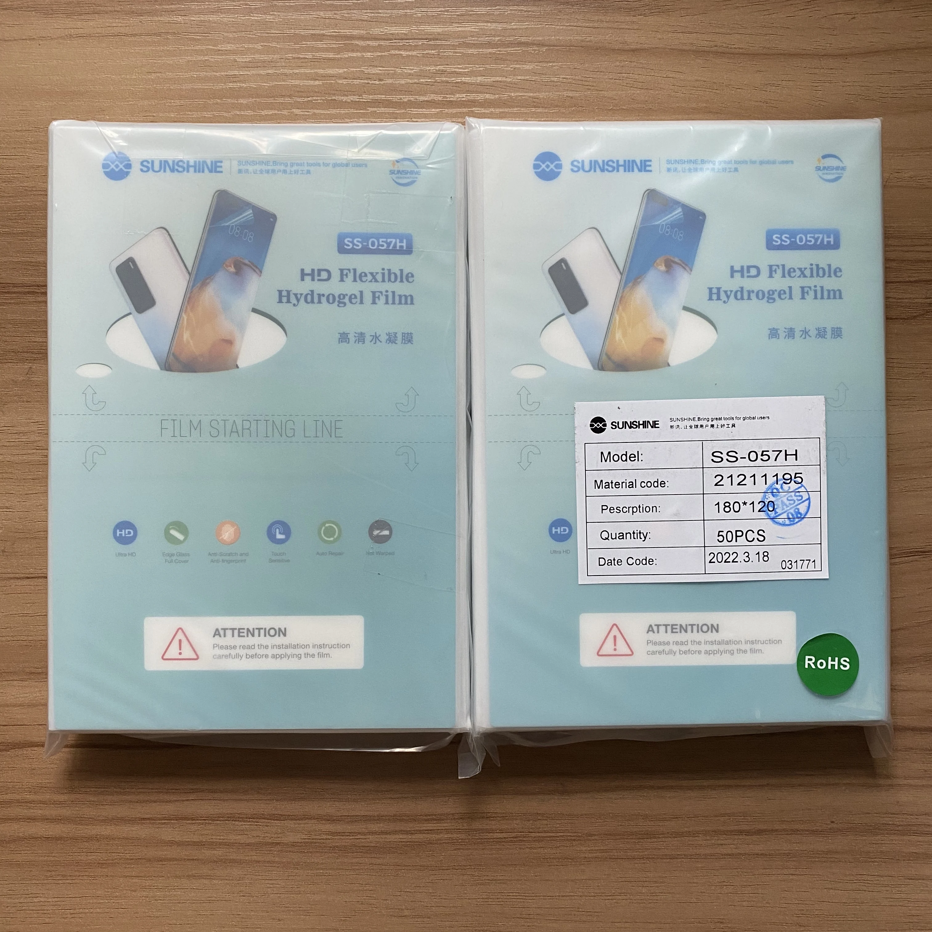 Sunshine SS-057H Hydrogel Film HD Matte Privacy For Any Phone Tablet ...